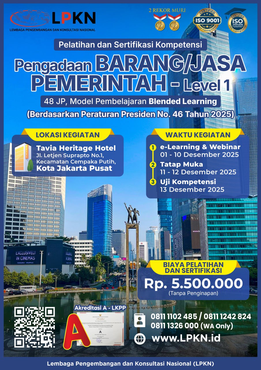 Contoh Pengadaan yang Perlu Pembayaran dengan Uang Muka (Down Payment ...