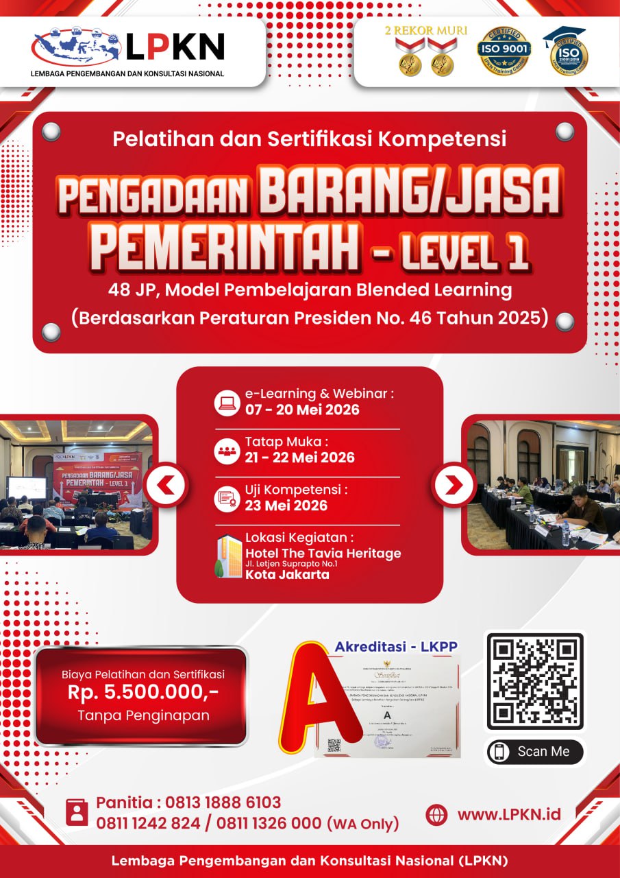 Contoh Pengadaan yang Perlu Pembayaran dengan Uang Muka (Down Payment) - Procurement ID