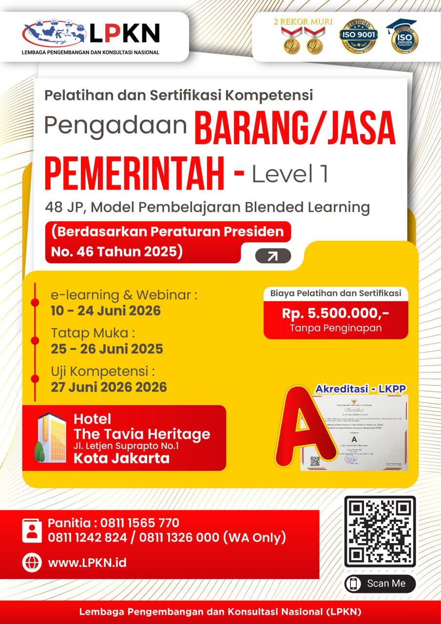Contoh Pengadaan yang Perlu Pembayaran dengan Uang Muka (Down Payment ...