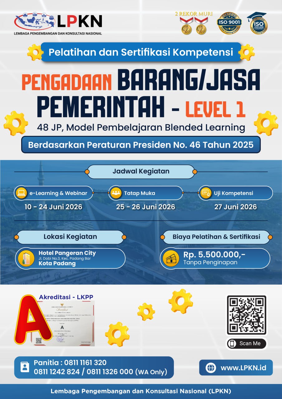 Contoh Pengadaan yang Perlu Pembayaran dengan Uang Muka (Down Payment ...